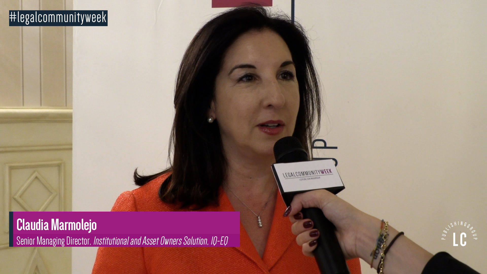 VIDEO - Legalcommunityweek 2024 - Interview Claudia Marmolejo - The ...